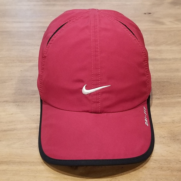 Nike | Accessories | Nike Hat Featherlight Y2k Red Drifit Lightweight ...